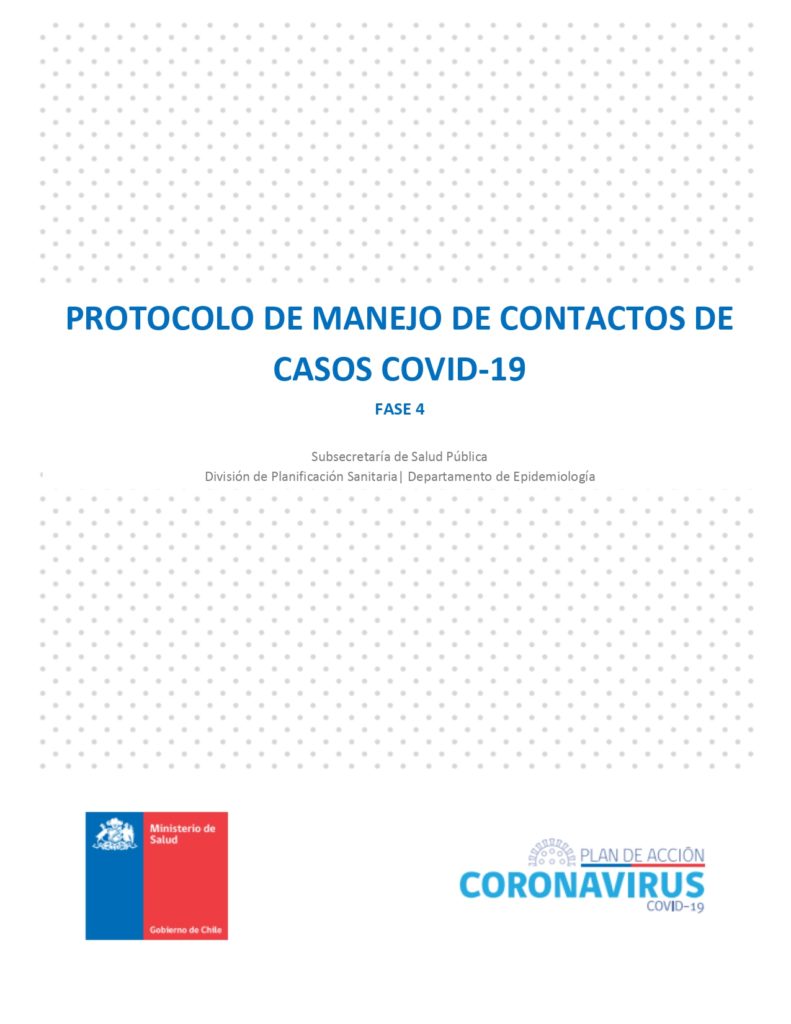 CoVID-19: Protocolo Minsal de manejo de contactos de casos | IST
